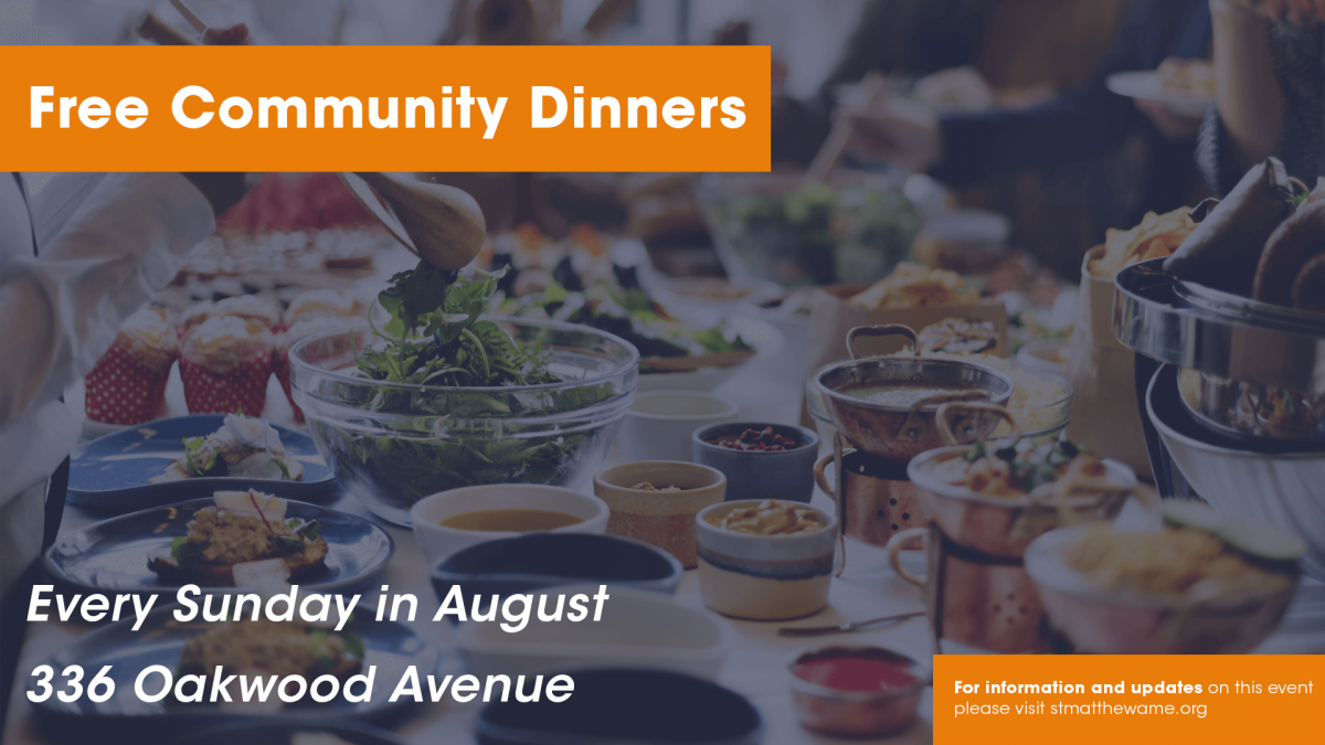 FREE Sunday Community Dinners – Orange City Council